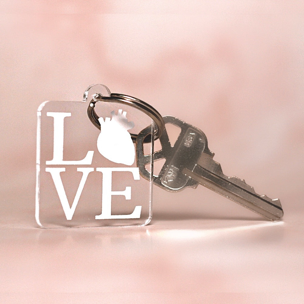 LOVE Cardiac Keychain – Moxie PRN